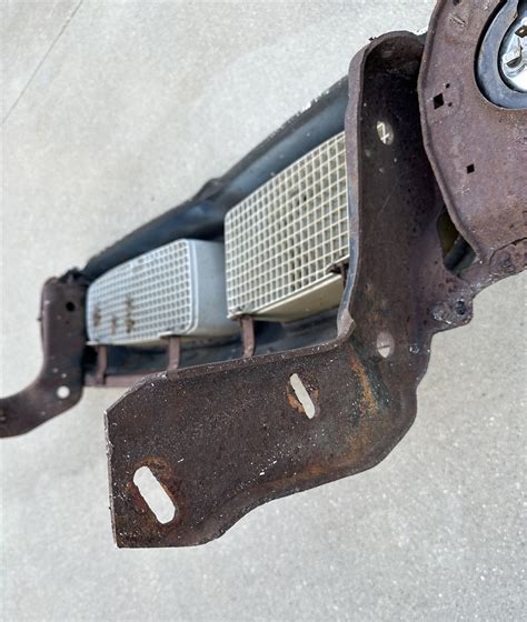 Firebird Central 1970 1972 Firebird Front Bumper Nose Header Panel With Brackets Original