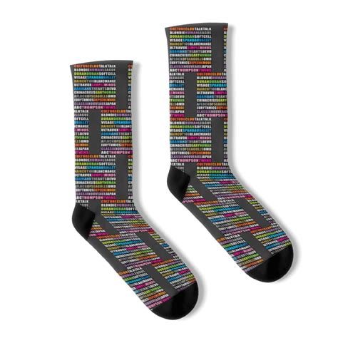 80s New Wave Music Black Socks Sold By Rubidaguilar 45 Off Sku