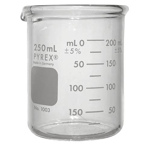 250 Ml Beaker Dimensions