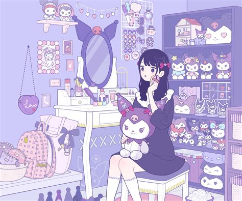 100 Kuromi Fanart Wallpapers