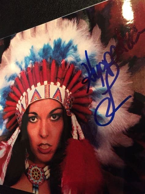 Hyapatia Lee Adult Film Glossy Photo Xxx Native Amer 7 X 5 Hand Signed