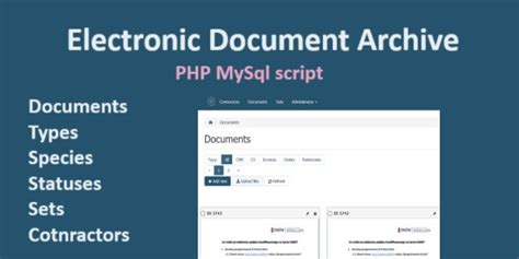Simple Electronic Archive Script By Jankom Codester