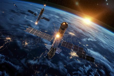 Telecommunications High Speed Internet Space Infrastructure Satellite Networks That Enable