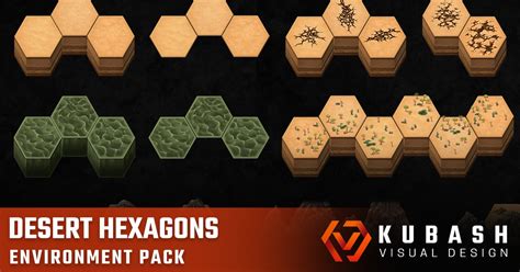 Environment Pack Desert Hexagons 2d Environments Unity Asset Store