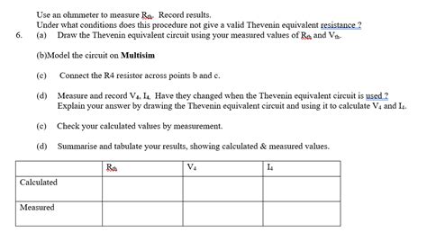 Solved Procedure 1 Measure Using Multisim And Record The
