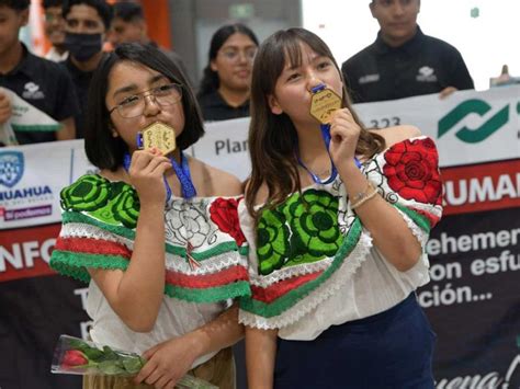 Llegan A Juárez Las Alumnas De Conalep Que Quedaron Campeonas En