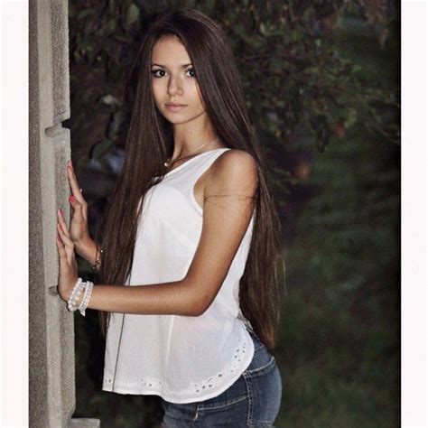 Nastya Titorenko Long Hair Styles Long Hair Women Glossy Hair