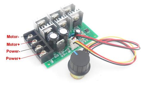 Elecbee DC 9 55V 40A 2000W PWM DC Motor Pump Speed Regulator High Power Controller For 9V 12V