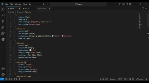 Video Derina S On Linkedin Css Javascript Html Vscode