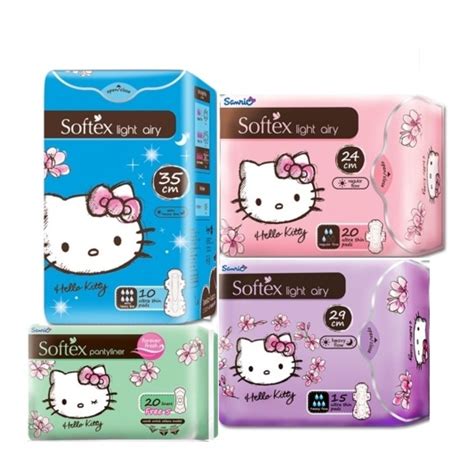 Po Softex Hello Kitty Sanitary Pads Everything Else On Carousell