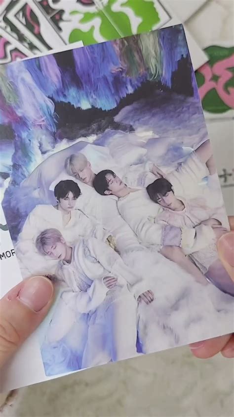 🧧100만원 주고 행운부적 샀는뎁😆 투바투 앨범깡🍀 개봉 자작 컨셉 무료도안 별별세상 Youtube