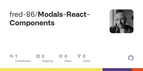 GitHub Fred Modals React Components