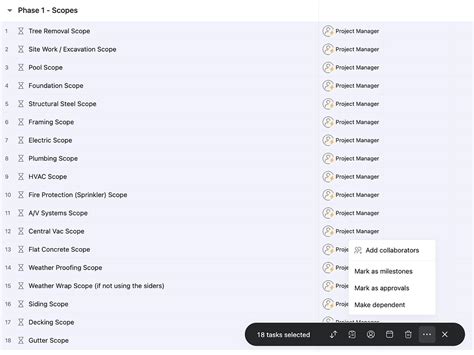 Add Full Dependency Options In Template Tool Currently Can Only Make