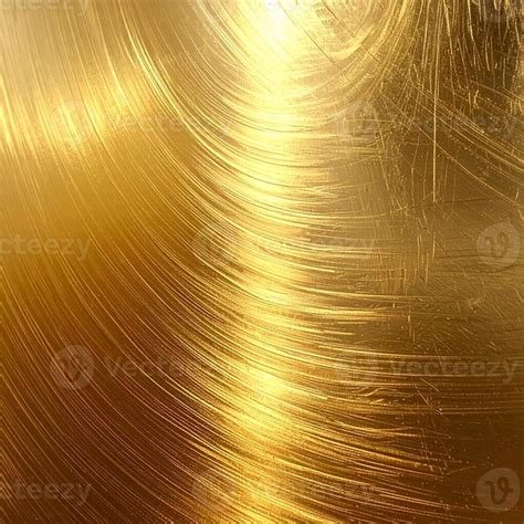 Textured Gold Brushed Surface With A Solid Gold Design Backdrop