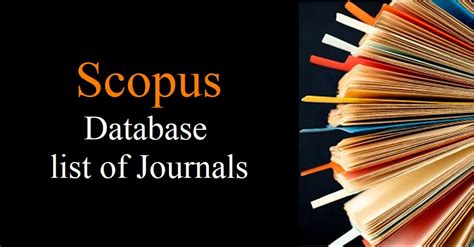 Scopus Database List Of Journals