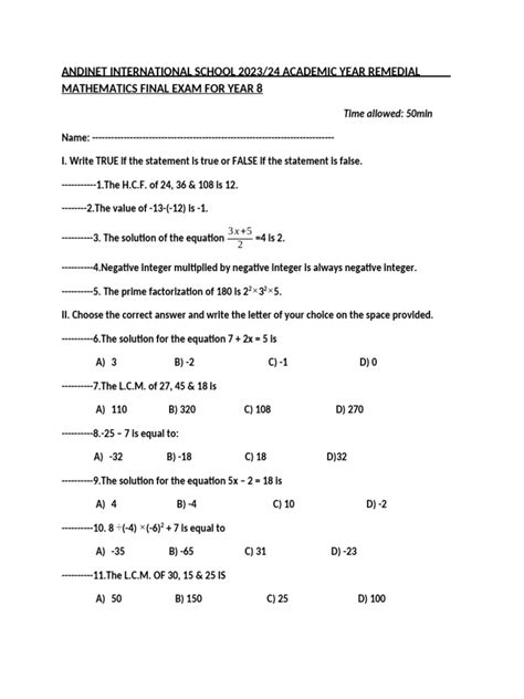 New Remedial Pdf Number Theory Elementary Mathematics