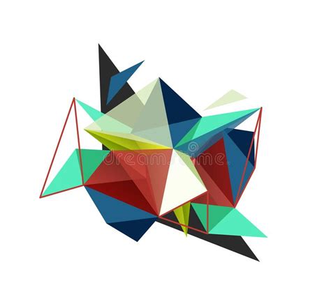 Vector Triangle Abstract Background Low Poly Concept Stock Vector Illustration Of Creative