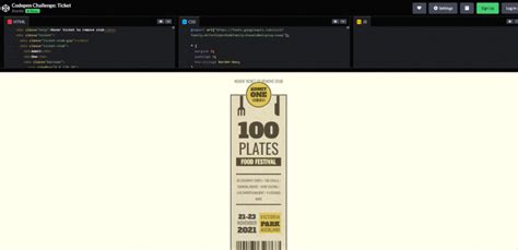 24 Css Tickets Examples Webtopic