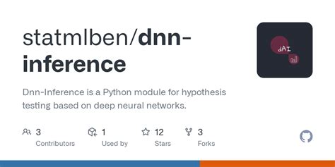 Github Statmlbendnn Inference Dnn Inference Is A Python Module For Hypothesis Testing Based