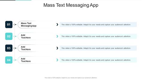 Mass Text Messaging App In Powerpoint And Google Slides Cpb