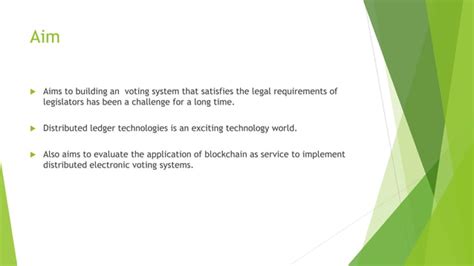 Blockchain Based Voting System Pptpptx