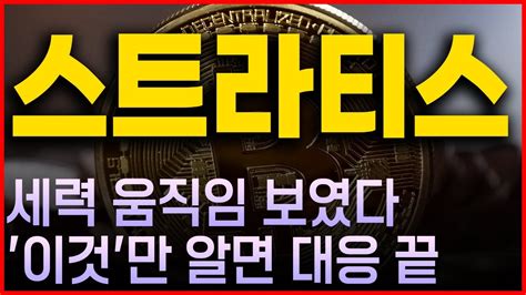 스트라티스코인대응전략 스트라티스차트분석스트라티스전망스트라티스목표가스트라티스매수가스트라티스매도가비트코인알트코인블랙록sec그레이스케일소송파월fomc금리