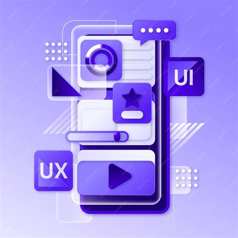 Premium Vector Gradient Uiux Design Premium Vector Gradient Uiux Design