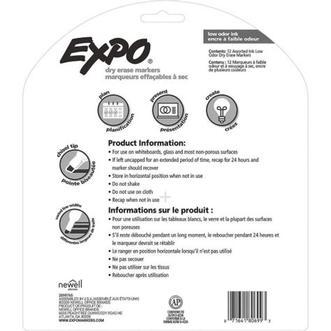 Buy Expo Broad Chisel Tip Dry Erase Markers Set Of At S S Worldwide