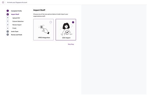 Onboarding Flow For An Enterprise Software Behance