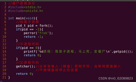 unix c学习笔记10 进程的概念，相关命令，父子孤尸，进程标识，创建子进程 m0 62089823的博客 csdn博客