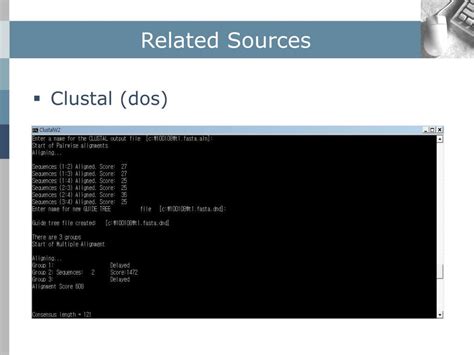 Ppt Clustal W And Clustal X Version 2 0 Powerpoint Presentation Free