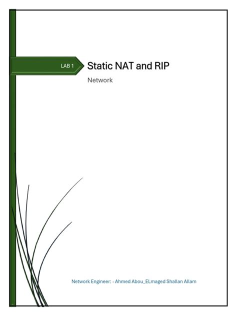 Labo Static Nat And Rip Pdf Router Computing Ip Address