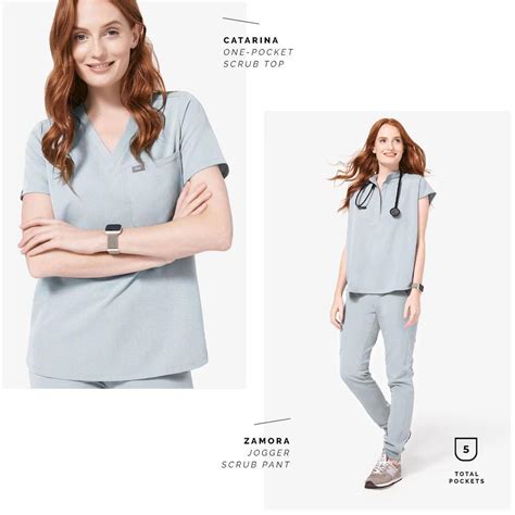 Figs Dusty Blue Scrubs Probably Got The Most Depop