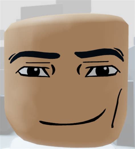 Giga Chad Roblox Face