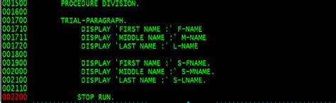 Mainframes Redefine And Rename Clause
