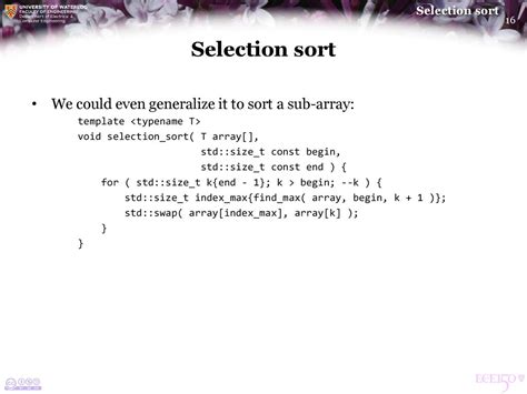 Selection Sort Ppt Download