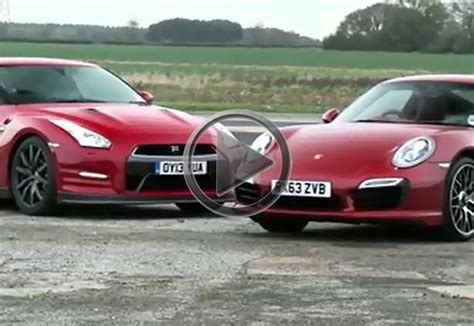 2014 Porsche 911 Turbo S Vs Nissan Gt R