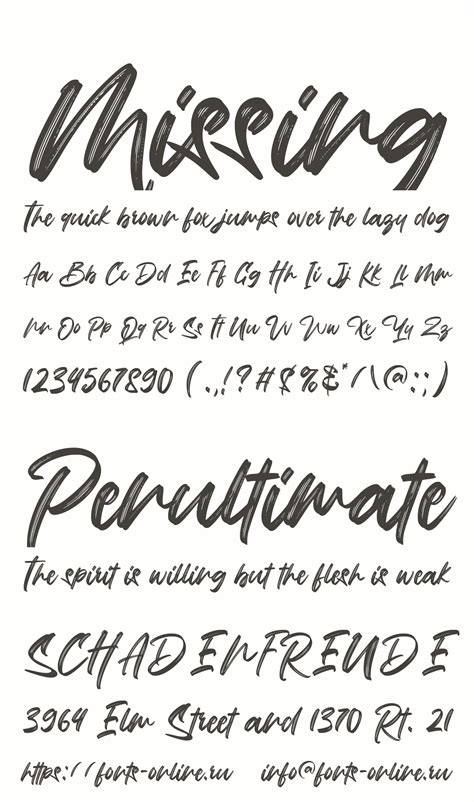 Missing Font