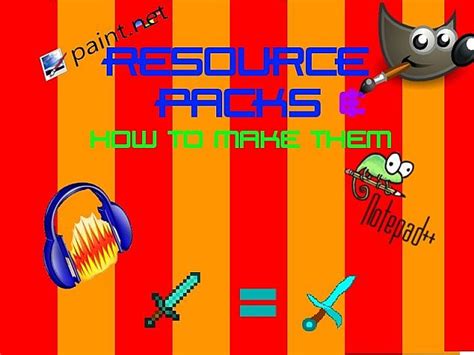 Resource Packs And How To Make Them