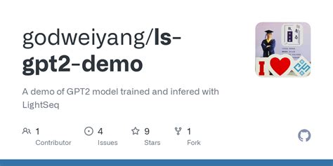 GitHub Godweiyang Ls Gpt Demo A Demo Of GPT Model Trained And Infered With LightSeq