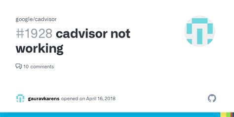 Cadvisor Not Working Issue Google Cadvisor GitHub