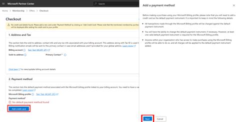 add a payment method partner center microsoft learn