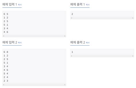 백준python 11724 연결 요소의 개수 백준python 11724 연결 요소의 개수