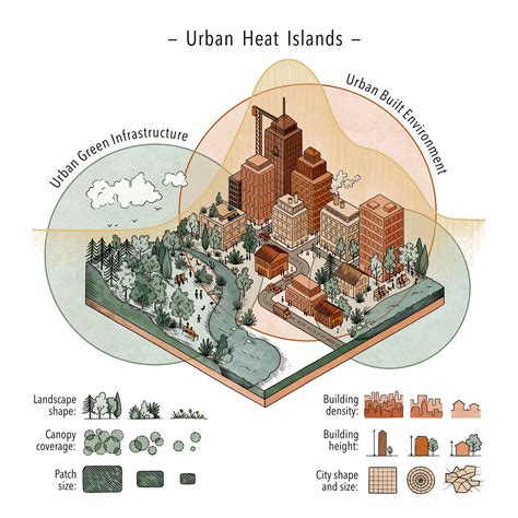 Graphical Abstract Urban Heat Islands Isa Loureiro Ilustración Científica E Infografía