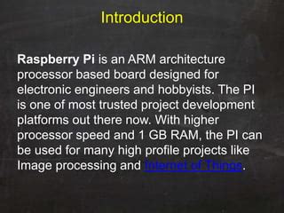 LED Blinking Using Raspberry Pi | PPTX | Operating Systems | Computer Software and Applications