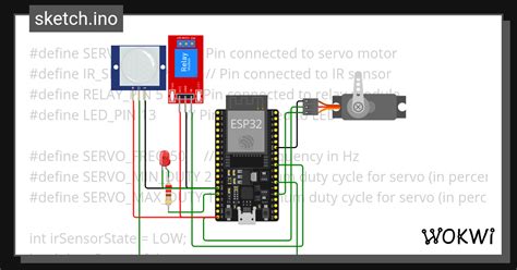Door Opener Wokwi Esp32 Stm32 Arduino Simulator