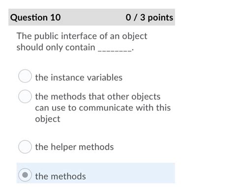 Solved Which Of The Following Lines Of Code Instantiates An