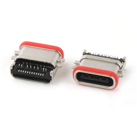 24P Type C USB Connector IP67 Waterproof Connector Type C Female Waterproof USB Connector