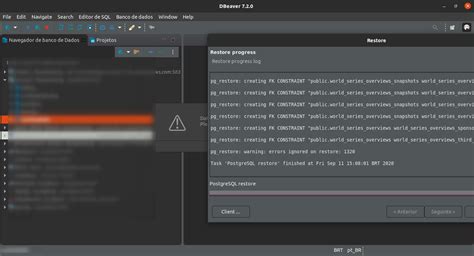 Message Task Error After Restore A Postgres Database · Issue 9182 · Dbeaverdbeaver · Github