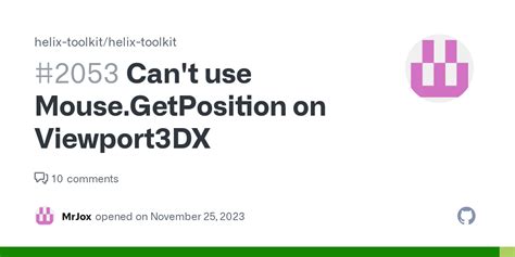 Cant Use Mousegetposition On Viewport3dx · Issue 2053 · Helix